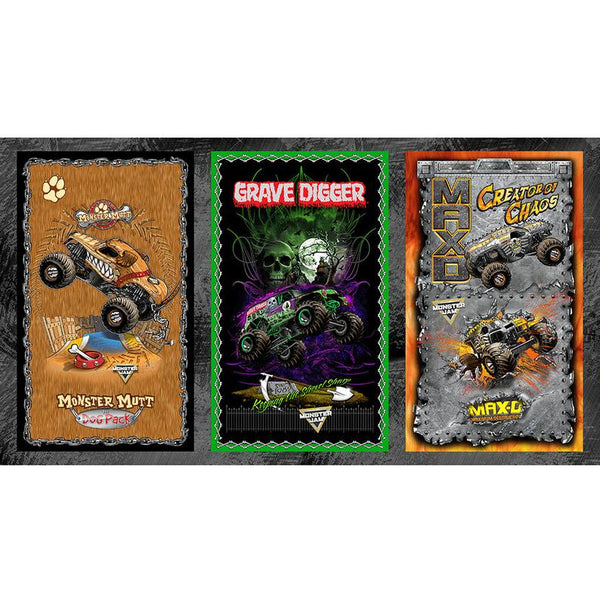 Monster Jam Panel – Sew Happy Fabrics